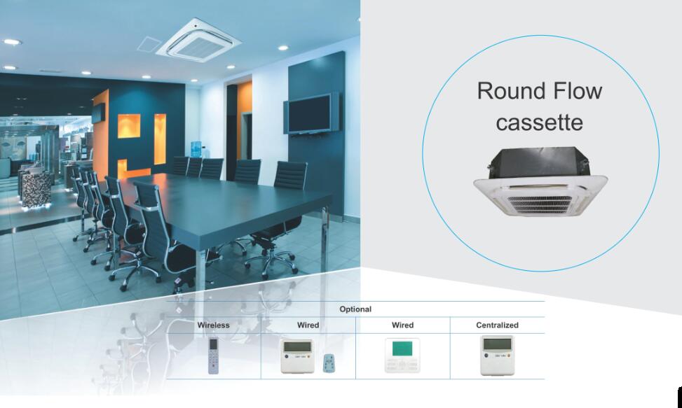 VRF System Indoor unit-Round Flow cassette – Your Comfort Air, We Dekon ...